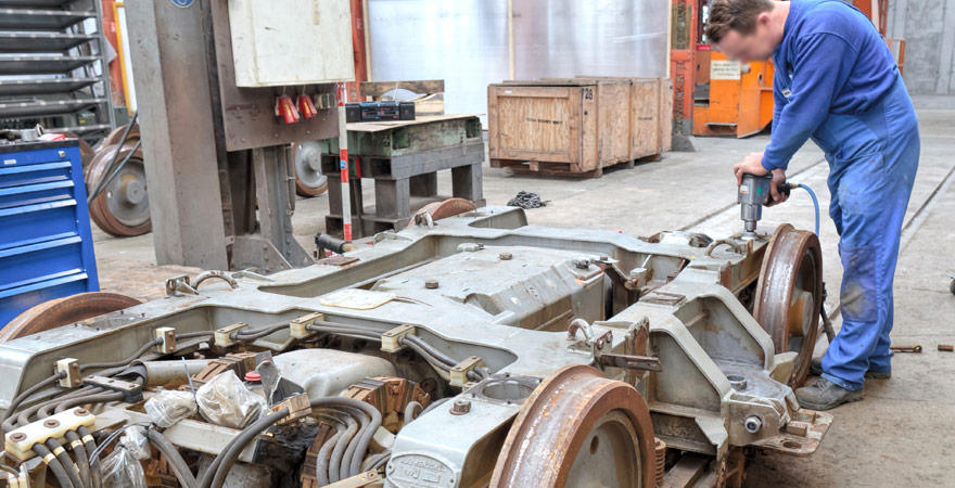 Aufarbeitung von Drehgestellen - IFTEC